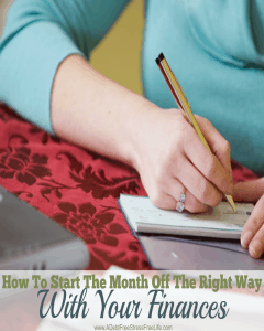 How To Start The Month Off the Right Way With Your Finances - A Mess ...