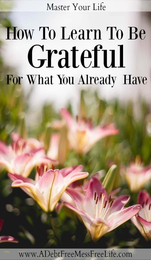 Learn How to Be Grateful For What You Already Have