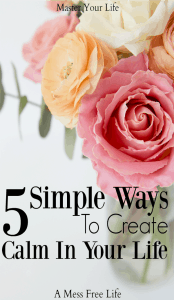 5 Simple Ways To Create Calm In Your Life | Recapture the Joy