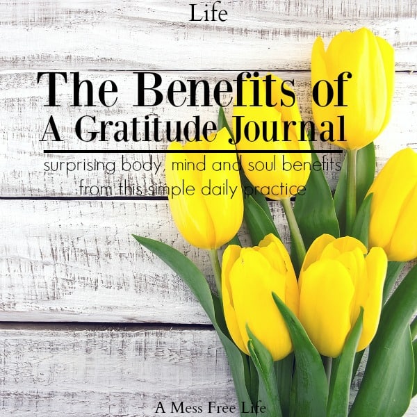 The Benefits Of A Gratitude Journal A Mess Free Life