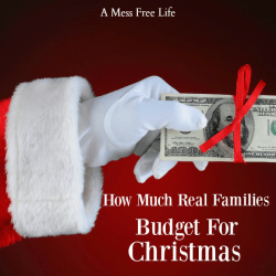 What Is A Reasonable Christmas Budget - A Mess Free Life