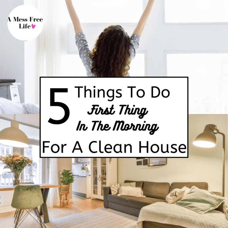 5 Things To Do First Thing In The Morning For A Clean House - A Mess ...