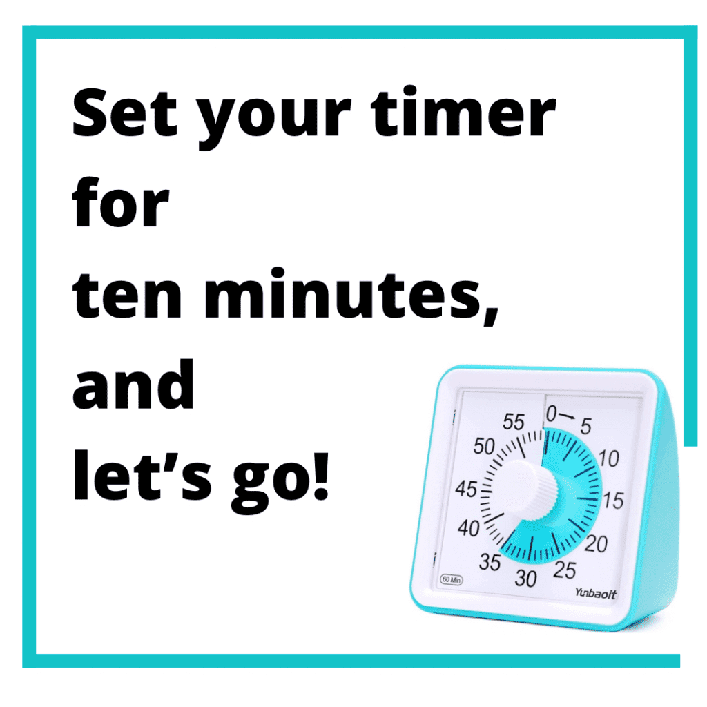 The Ultimate 10 Minute Speed Cleaning Checklist - A Mess Free Life