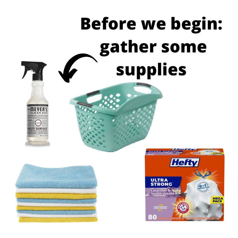 The Ultimate 10 Minute Speed Cleaning Checklist - A Mess Free Life